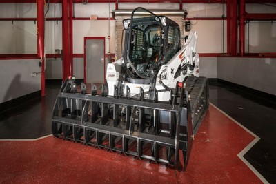 Root Rake Debris Silage Rock Rake Attachment for Skid Steer Track ...