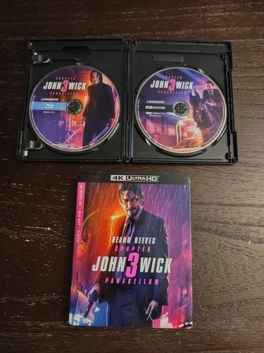 John Wick: Chapter 3 Parabellum 4K Ultra HD And Blu Ray - No Digital ...