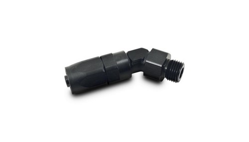 Male Hose End Fitting, 45 Degree; Size: -10AN; Thread: (12) 1-1/16"-12 ...