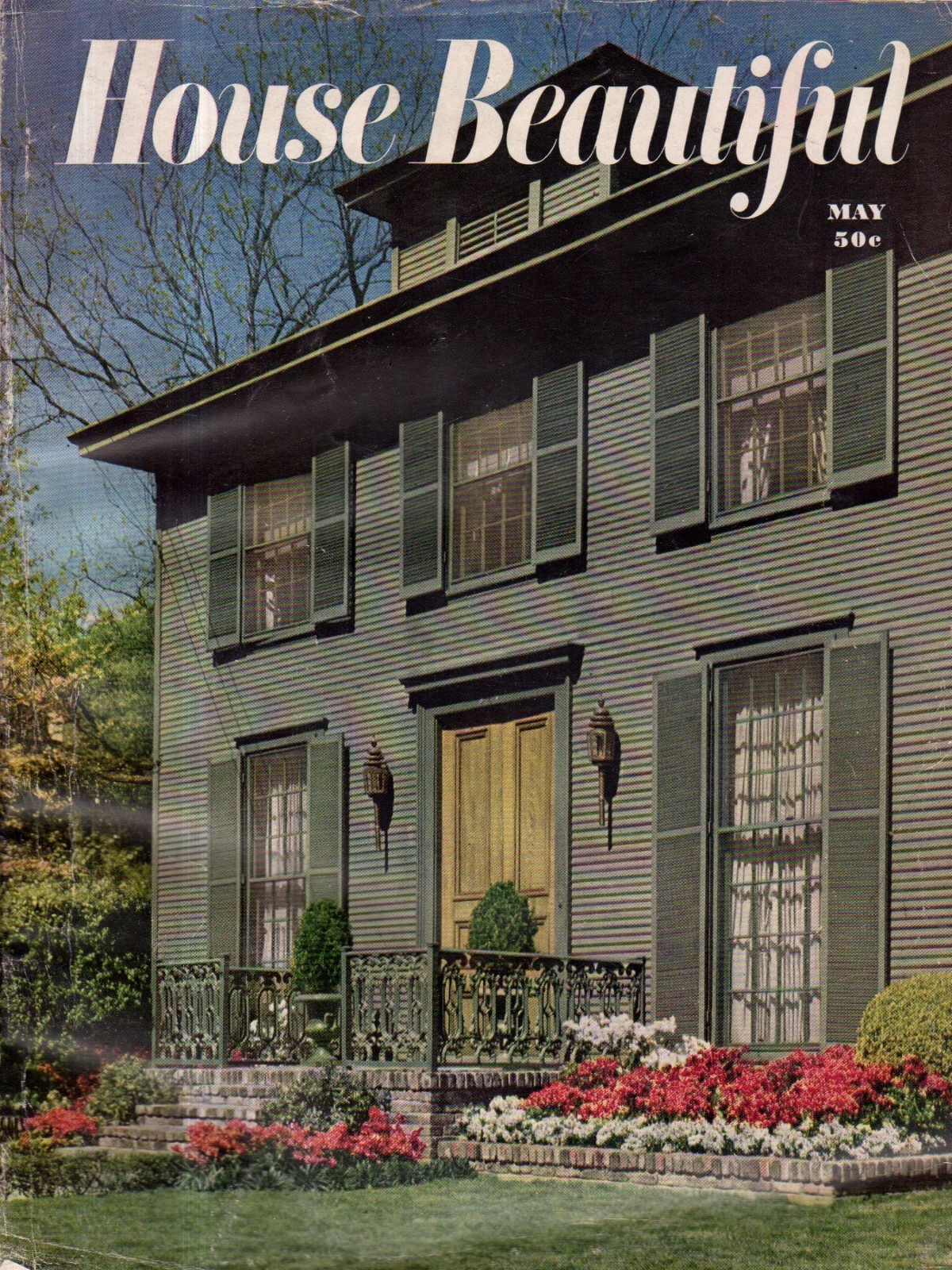 1948 House Beautiful May - Houses in Littleton NH; Grantwood NJ; Hawaii ...