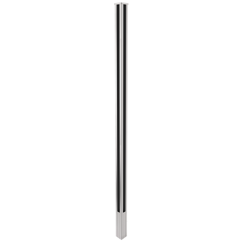 Architects Choice Silver Aluminum Corner Post For Glass Pool 50x50x1300 ...