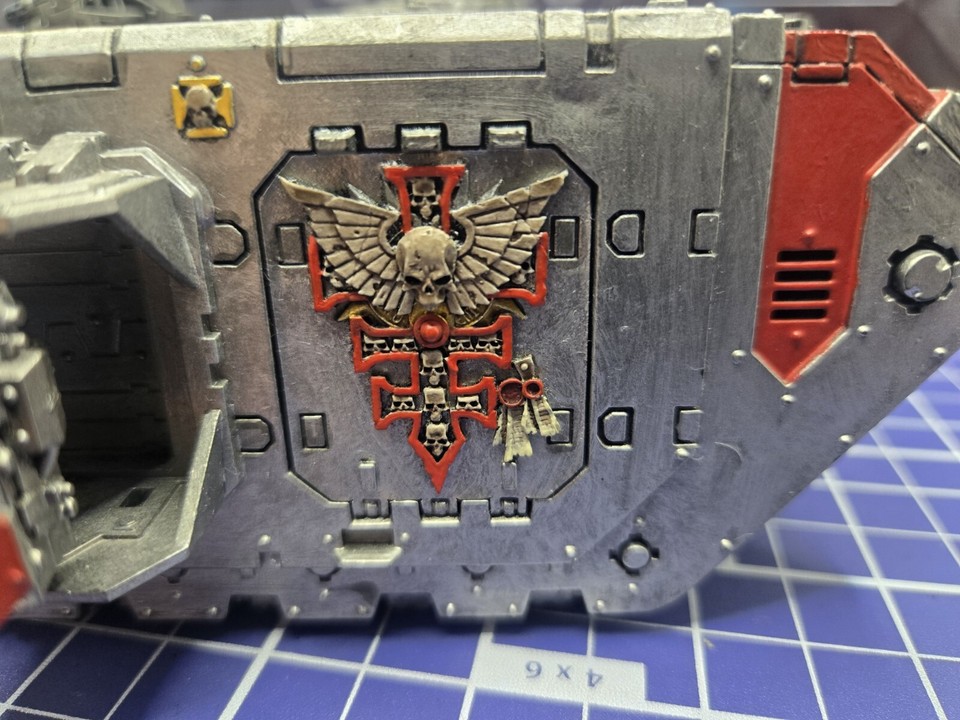 Warhammer 40K Pro Painted x1 Land Raider Grey Knights Large APC Tank ...