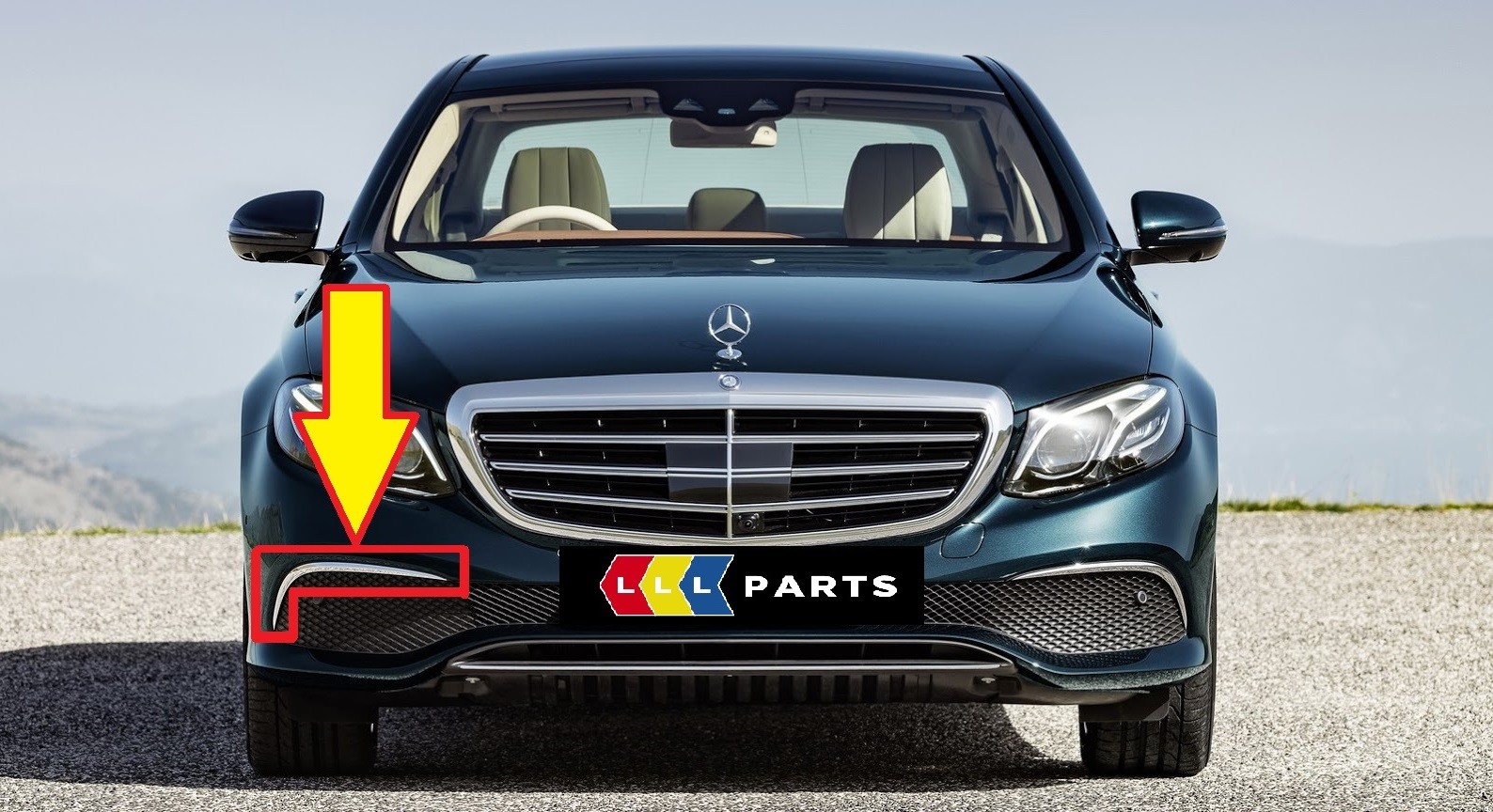 NEW GENUINE MERCEDES BENZ MB E W213 LUXURY FRONT BUMPER LOWER GRILL ...