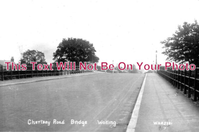 SU 2824 - Chertsey Road Bridge, Woking, Surrey c1933 | eBay UK