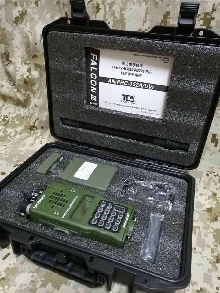 2025 NEW 15W HARRIS TCA PRC 152 Multiband Radio CNC/GPS Ver Walkie ...