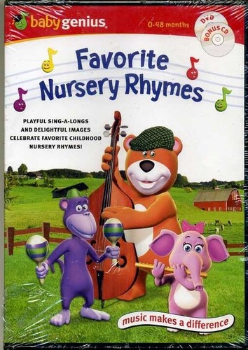 NEW Baby Genius: Favorite Nursery Rhymes 0 TO 48 EDUCATIONAL MUSIC ...