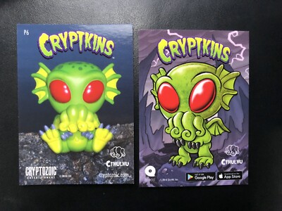 SDCC 2018 EXCLUSIVE Cryptozoic Cryptkins Promo Card P6 Cthulhu | eBay