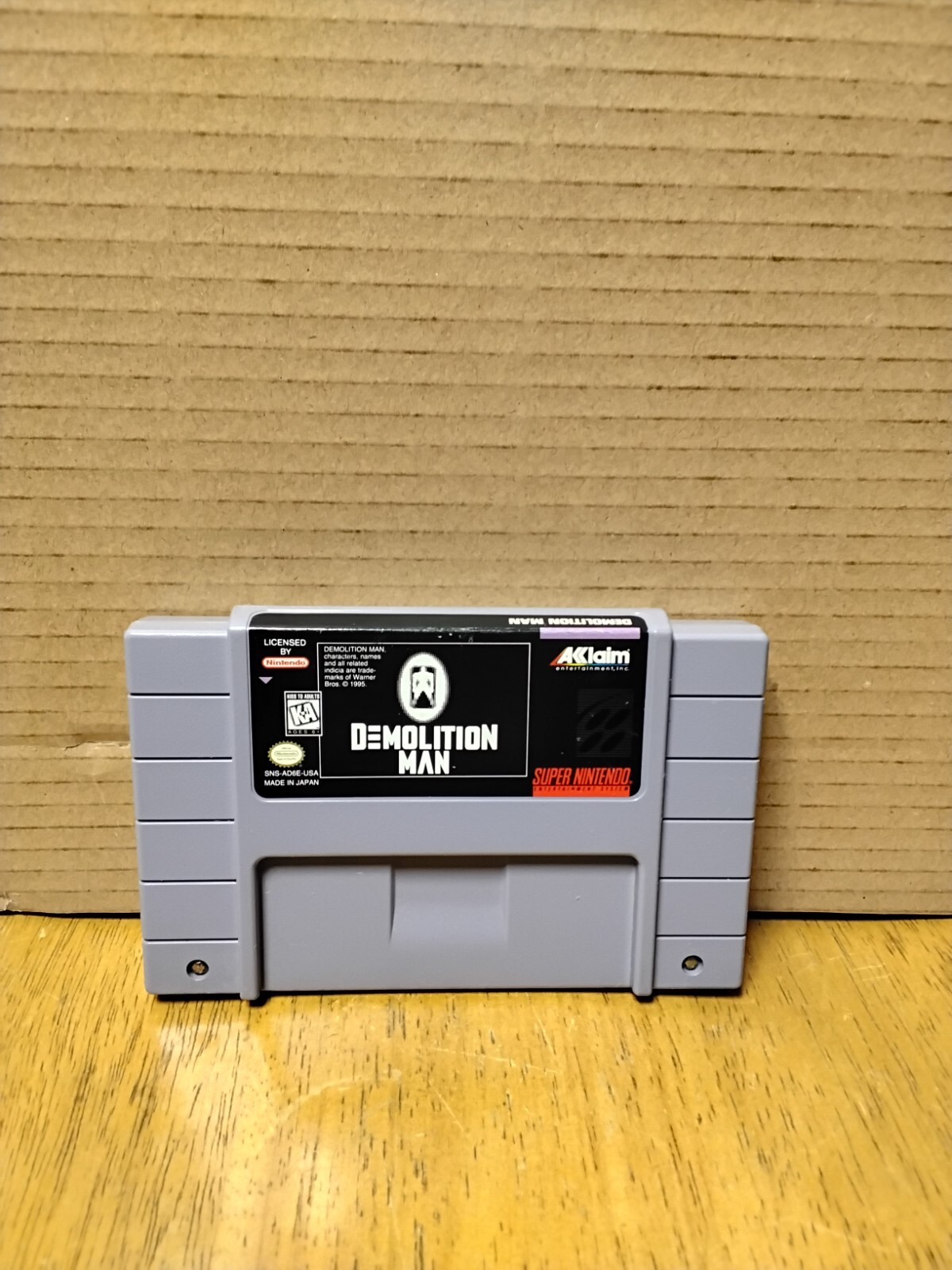 Demolition Man (Super Nintendo SNES) Authentic Game Cart 21481620419 | eBay