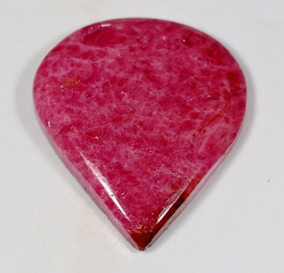 55 Ct 6X28X32 mm Natural Designer Rhodonite Pear Cabochon Gemstone DJ ...