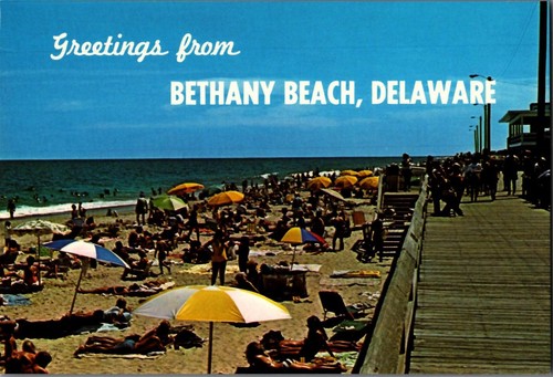 Vintage Greetings from Bethany Beach, Delaware Postcard | eBay