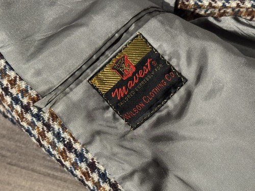 Vintage Mavest Wilson Clothing Co Harris Tweed Sport Coat 44R ...