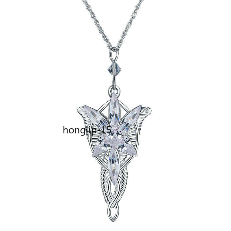 Lord of The Rings Arwen Evenstar Pendant Necklace 925 Sterling Silver ...