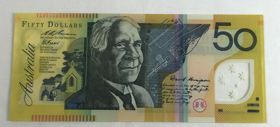 AUSTRALIA 1995 $50 DOLLARS ." NO SERIALS " COLLECTORS EDITION FIRST $50 ...