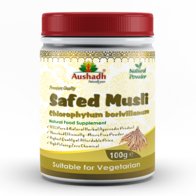 White Musli Safed Musli Powder Supports Strength Sexual Health General ...