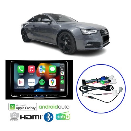 Alpine iLX-F511A Stereo Upgrade for Audi A5 2007-2016 8T NON-AMP MMI ...