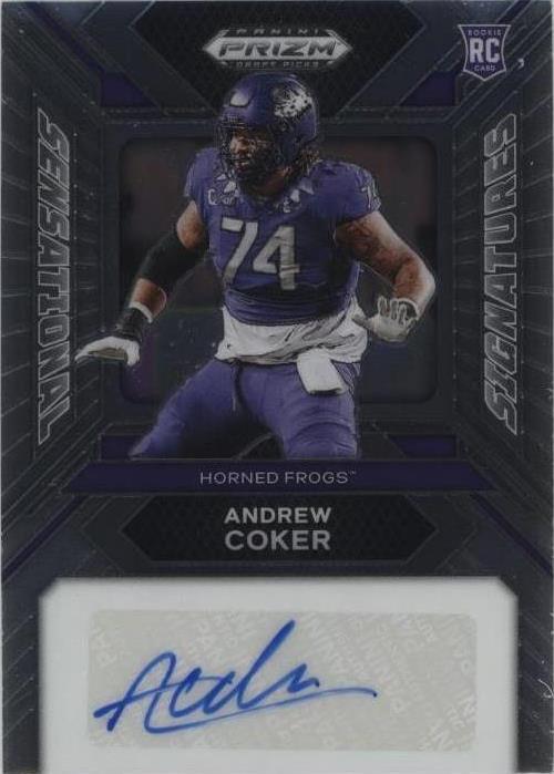 2024 Panini Prizm Draft Picks - Sensational Signatures Andrew Coker #SS ...