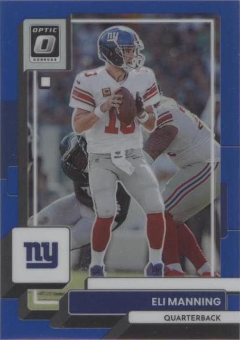 2022 Panini Donruss Optic - Eli Manning #150 Blue Prizm /179 for sale ...