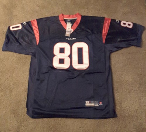 Reebok Houston Texans Andre Johnson #80 Onfield Jersey Size 54 NFL nice ...