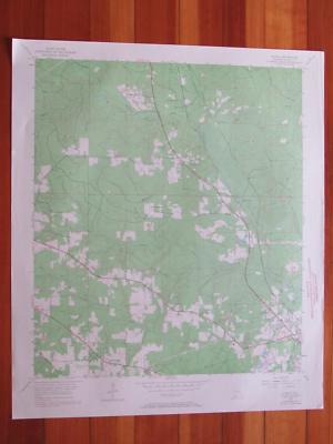 Kushla Alabama 1968 Original Vintage USGS Topo Map | eBay