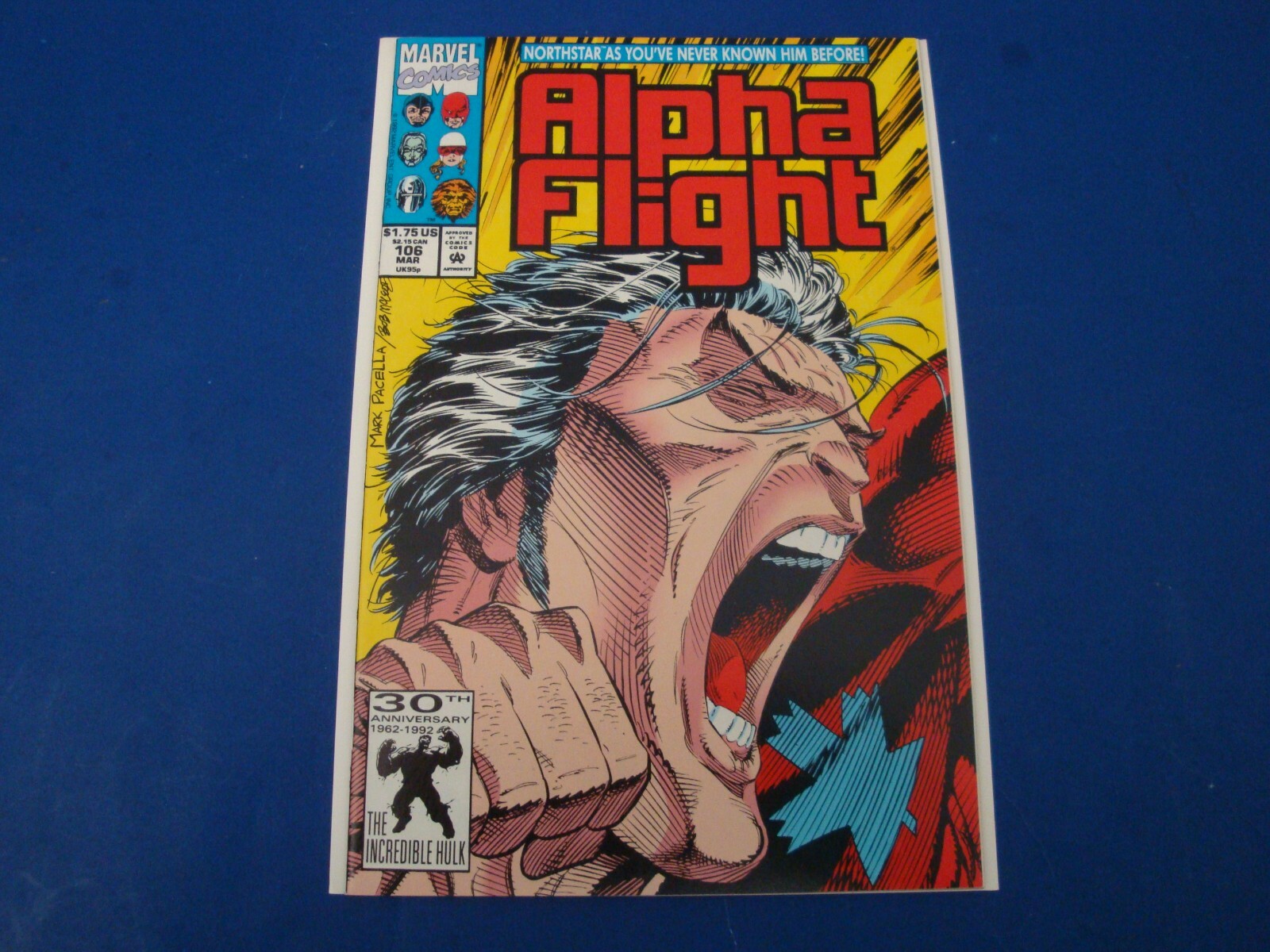 Alpha Flight #106 (Mar 1992. Marvel Comics) Northstar Unread Copy | eBay