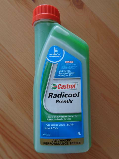 Castrol Radicool Premix 1l Antifreeze Antiboil Coolant for sale online ...