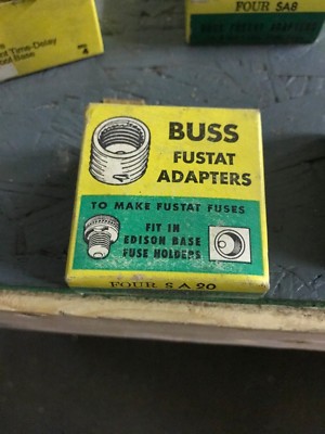 Buss S A 20 Fustat Fuse Adapters - Qty. 4 | eBay