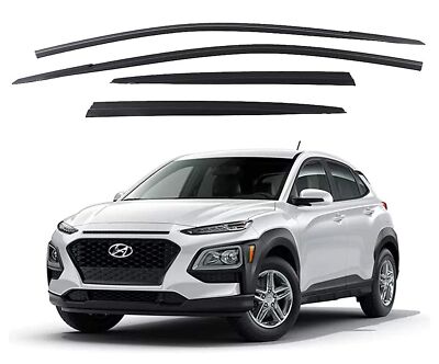 Safe Smoke Window Visor Sun Rain Vent Guard 4 Pcs Set Out Channel Visor ...