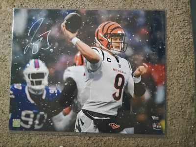 Autographed/Signed Joe Burrow Cincinnati Bengals 16x20 Photo Fanatics ...