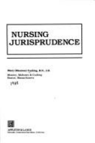Nursing Jurisprudence by Mary Cushing (1988, Hardcover) for sale online ...