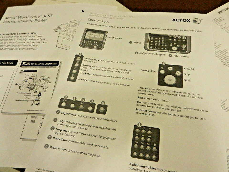Xerox WorkCentre 3655 Laser Printer Scanner Copier 12x18 - IN ...