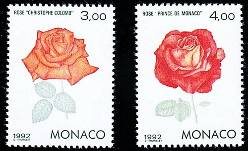 MONACO 1992 ROSES / FLOWERS MNH FREE SHIPPPING | eBay