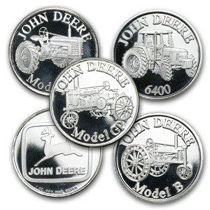 1 oz Silver Round - JOHN DEERE (Random Motif) | eBay