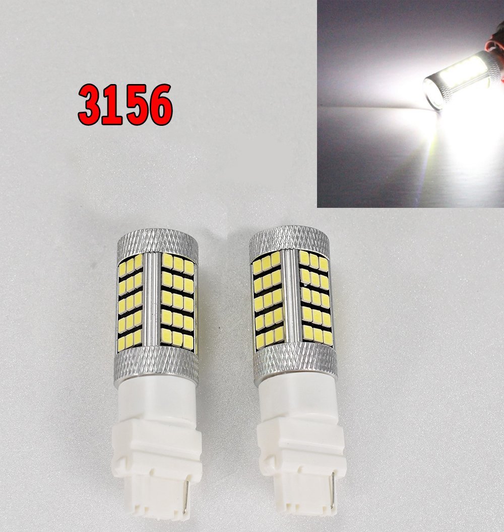 Reverse Backup Light 63 SMD LED Bulb White T25 3156 3456 K1 BM HA | eBay