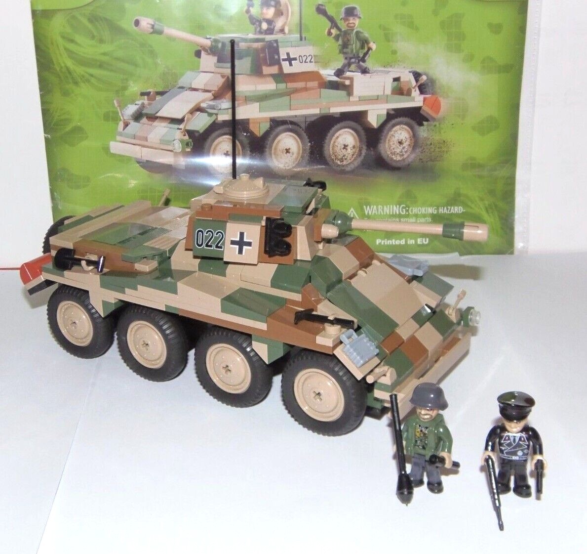 armoured car Puma Sd.Kfz. 234/2 COBI 2446 Very Rar LAST ONE + diorama ...