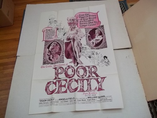 Poor Cecily (1974) original X-rated movie Poster EXC | eBay