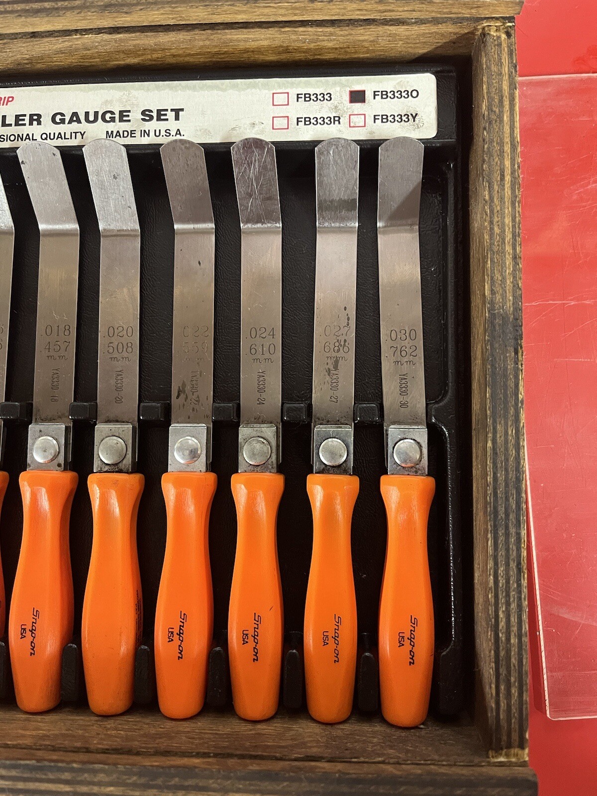 Snap-on+E-z+Grip+Feeler+Gauge+Set+FB333O+Fb3330 for sale online | eBay