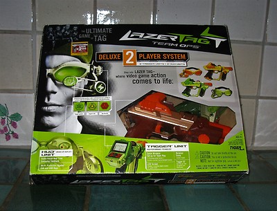 LAZER TAG TEAM OPS SET (2 TAGGER UNITS (GUNS), 2 HUD UNITS, + 2 BONUS ...