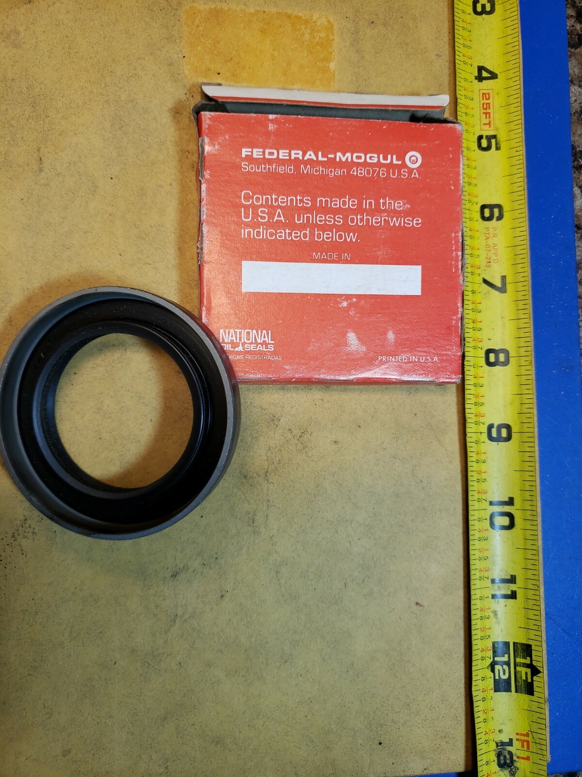 NOS GENUINE FEDERAL-MOGUL NATIONAL OIL SEAL 9912 NEW! FREE SHIPPING ...
