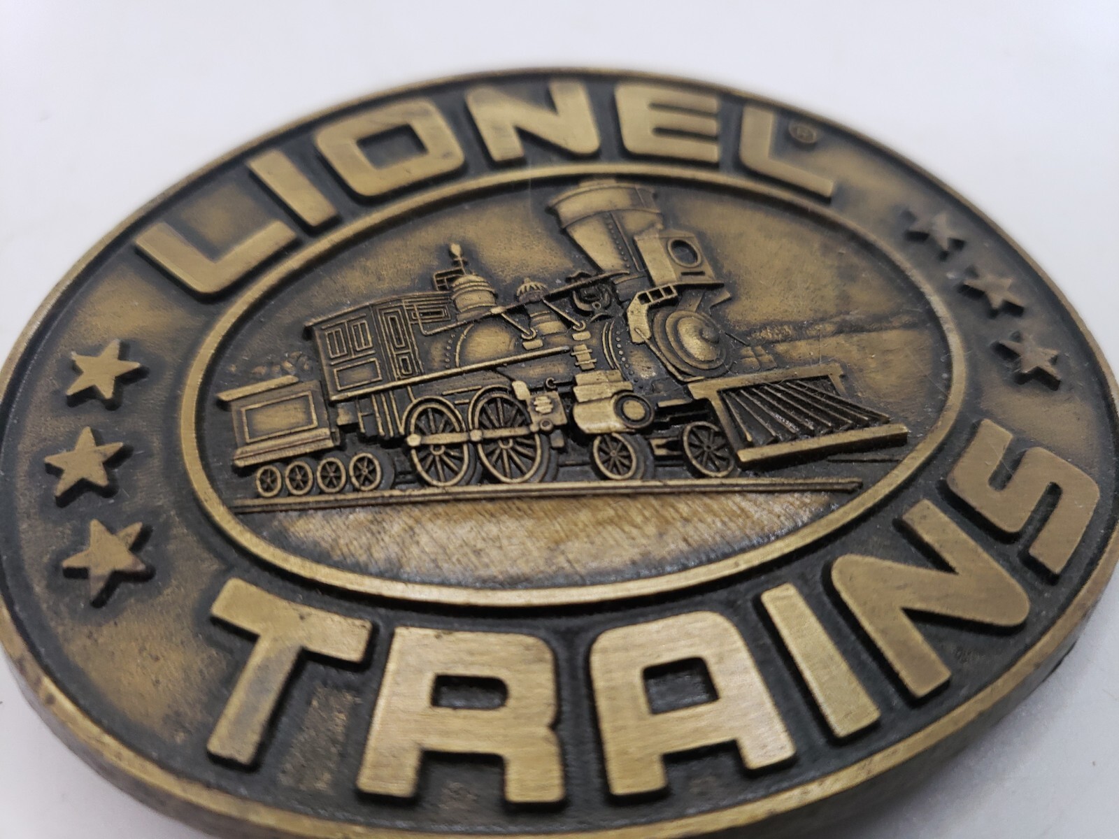 Brass Lionel Train Belt Buckle Model trains - Gem