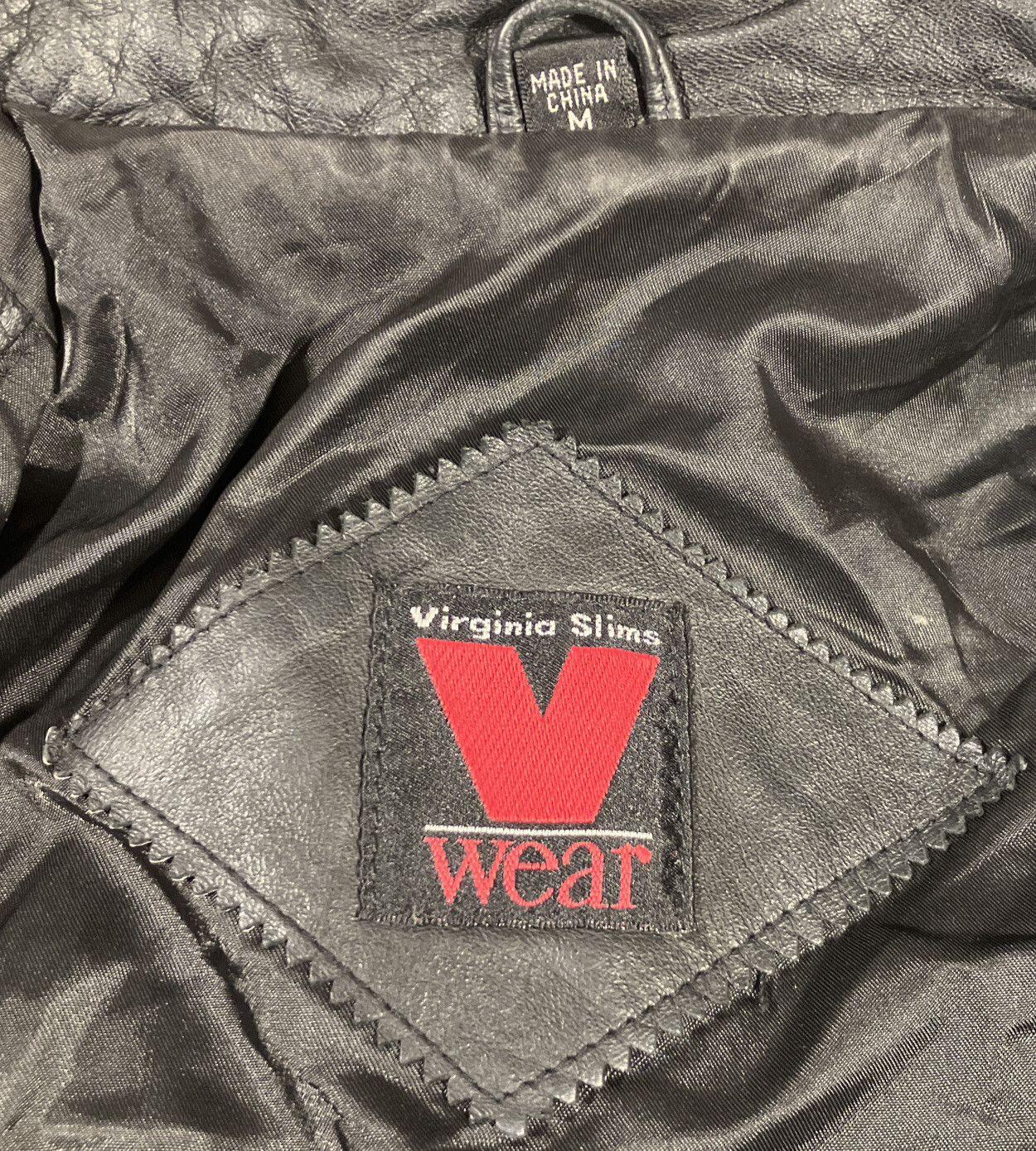 Vintage Virginia Slims Leather Jacket - Gem