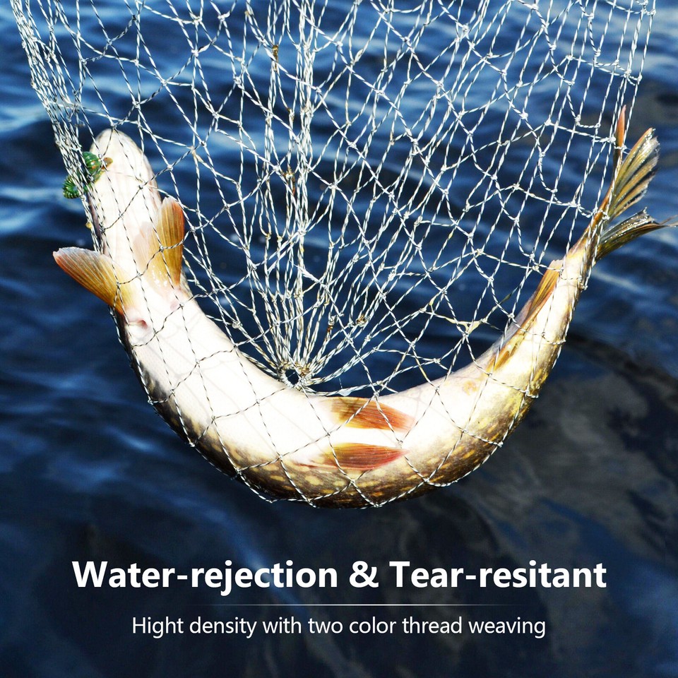 Qualyqualy Foldable Bridge and Pier Fishing Net Landing Net Saltwater ...