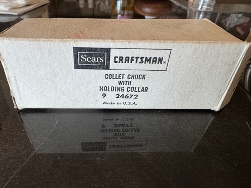 Craftsman Drill Press Collet Chuck, 9-2467 w/collar | eBay