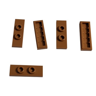 5 NEW LEGO Plate, Modified 1 x 3 with 2 Studs (Double Jumper) Medium ...