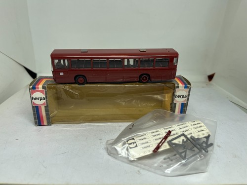Herpa HO Scale Model Vehicles 1:87 831471 MAN Bus Su 240 Maroon Boxed ...