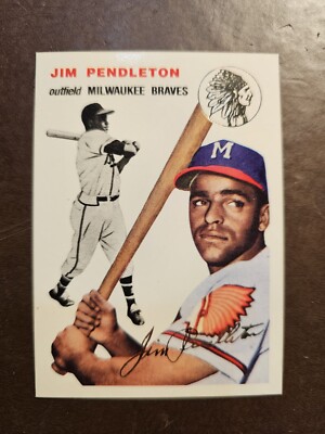 1994 Topps Archives The Ultimate 1954 Set - Jim Pendleton Gold #165 NM+ ...