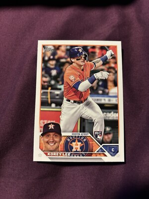 2023 Topps #90 Korey Lee RC Houston Astros WS Champ 2022 | eBay