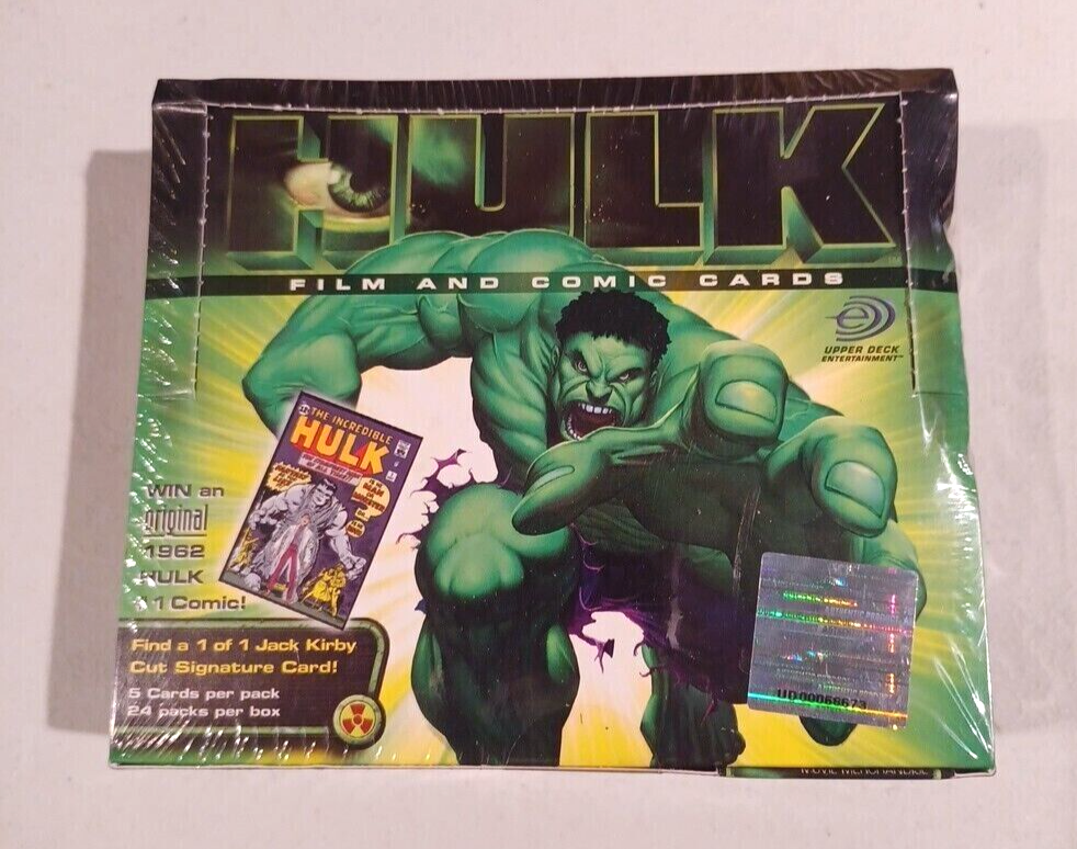Upper Deck 2003 The Incredible Hulk Trading Card Box - 5 Count for sale ...