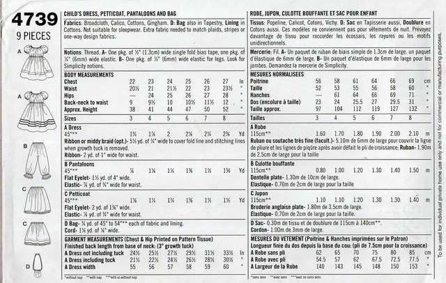 Simplicity HISTORIC Civil War Growth Dress Sewing Pattern Girls Size a ...