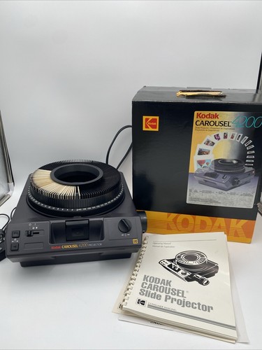 Kodak Carousel 4200 Slide Projector Fully Functional With 40 Vintage ...
