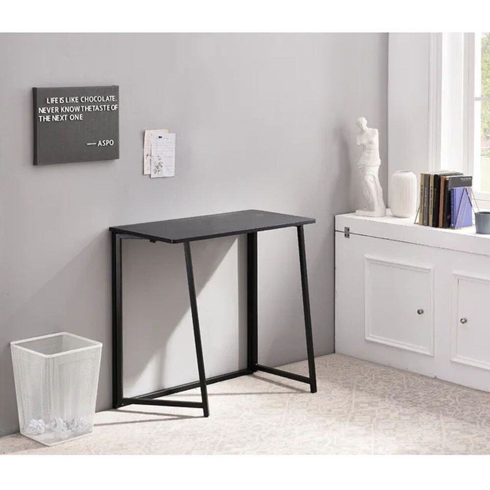 Foldable Computer Desk Home Office Writing Table for Small Space | eBay